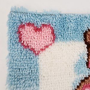 Caron | Accents | Vtg Wonderart Caron Teddy Bear Heart Finished Latch ...